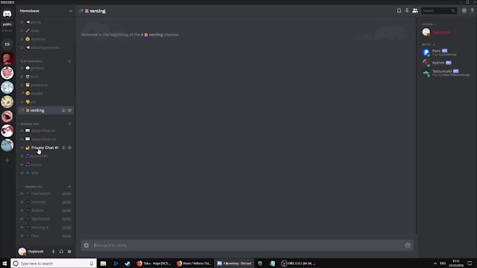 Design a fully customizable discord server by Fethera | Fiverr