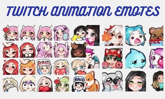 Create animated twitch emote animation emotes gif by Sophia__hub | Fiverr