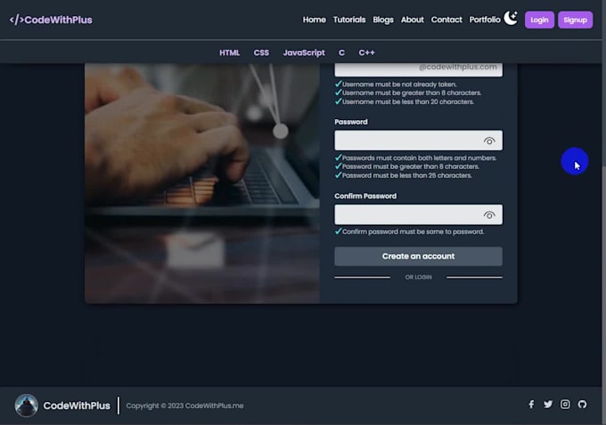 Provide professional frontend web development services by Codewithplusoff | Fiverr