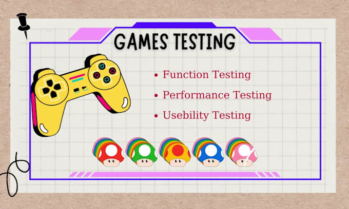 Test And Qa Your Games For Bugs And Usability By Snthanh389 Fiverr