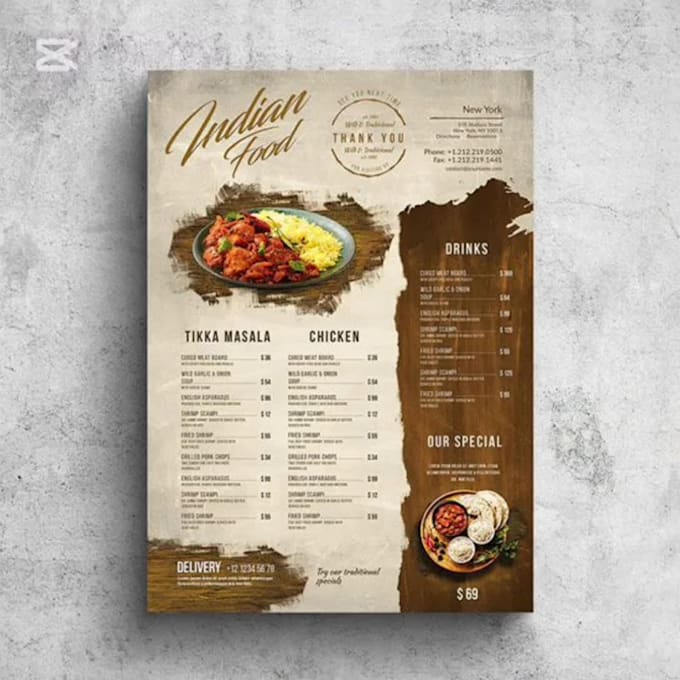 Do an amazing menu design, food menu,restaurant menu design by ...