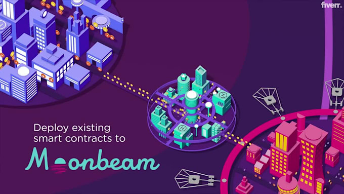 Make 3d blockchain video, blockchain animation explainer, cryptocurrency video by Arnold ...