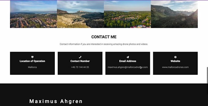 Make a custom website template for personal or business by Maximusahgren | Fiverr