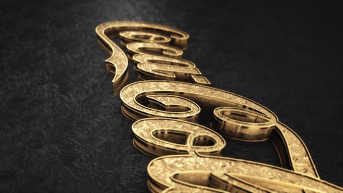 Create 3d gold video intro logo animation by Racim02 | Fiverr
