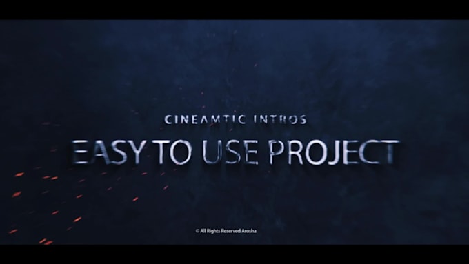 Make cinematic trailer title animation intro and outro by Arosha_pramod ... Make cinematic trailer title animation intro and outro by Arosha_pramod ...