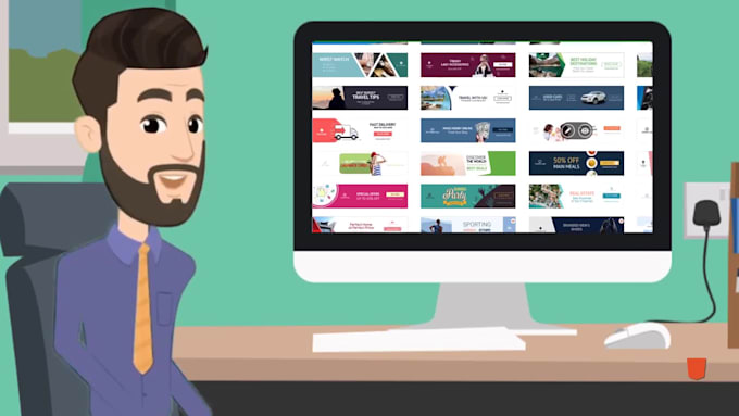 Create Stunning Web Animated Banner In Json Format By Ferozfaheem Fiverr