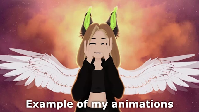Make an animated gif of your character by Cake1420 | Fiverr