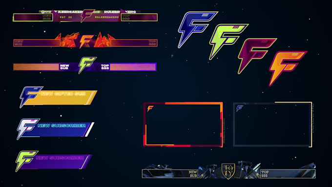 Create custom animated stream overlays by Kohout14 | Fiverr
