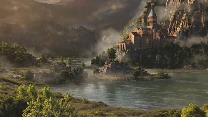 Create unity 3d environments and scenes, unity terrain map, 3d unity environment by Oliver ...