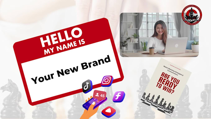 Create 5 business names, company names, brand names, with availability ...
