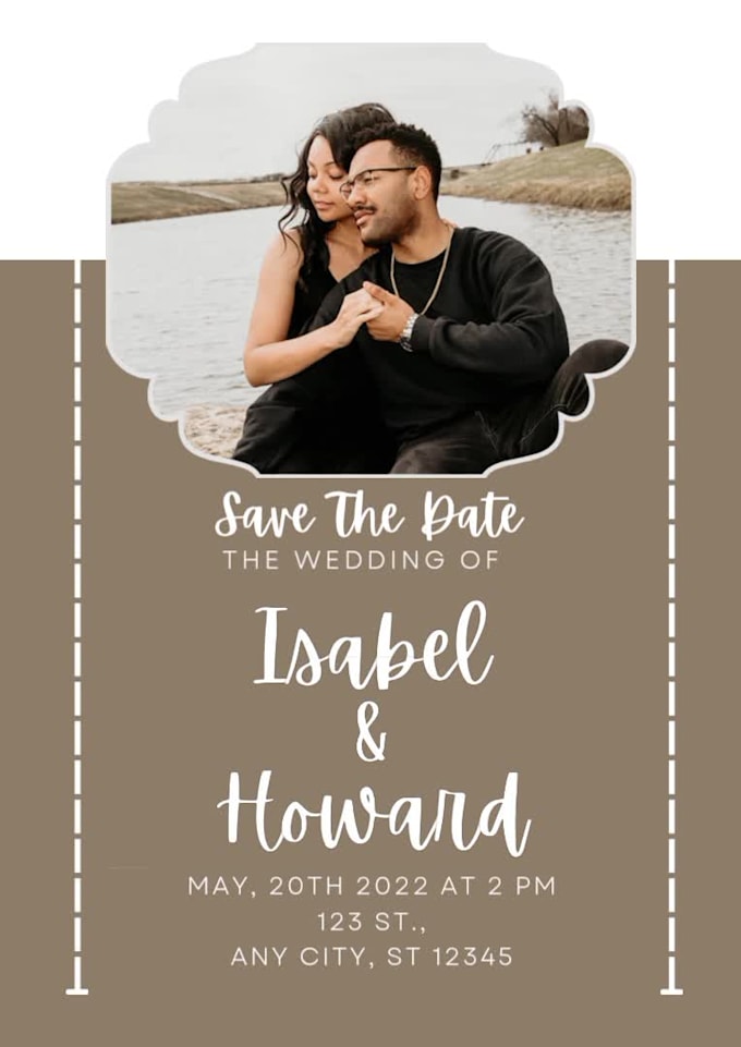 Design the best invitation cards for your wedding by Hooreaindaniya ...