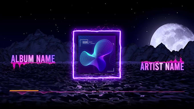 Create audio visualizer spectrum video by Wmahadoon | Fiverr