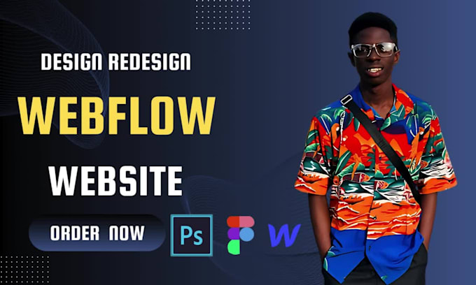 Design redesign interactive 3d animated webflow website webflow landing page by Dominion_leye ...