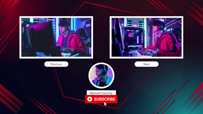 Outube outro end screen within just 24 hours by Naddimnaddim | Fiverr