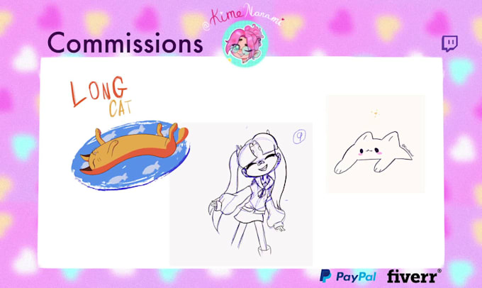 Make cute animated alerts by Nanamikime | Fiverr