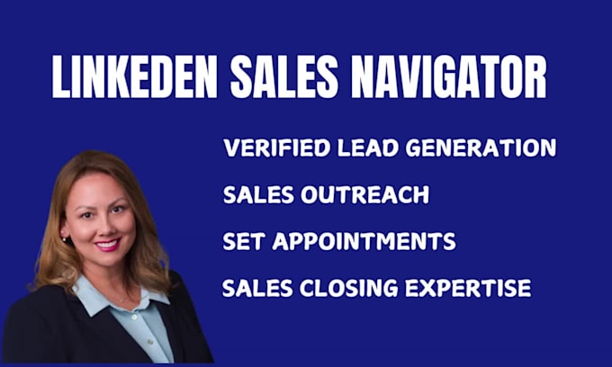 Sales closer sales representative business leads with linkedin sales ...