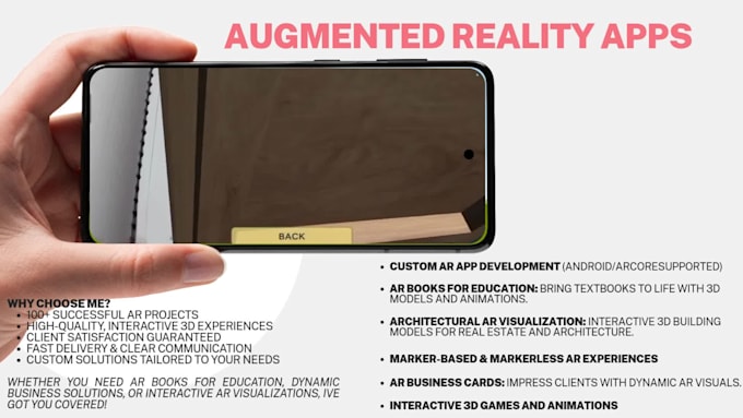 Design augmented reality ar apps using vuforia,unity3d by Yashkatad | Fiverr