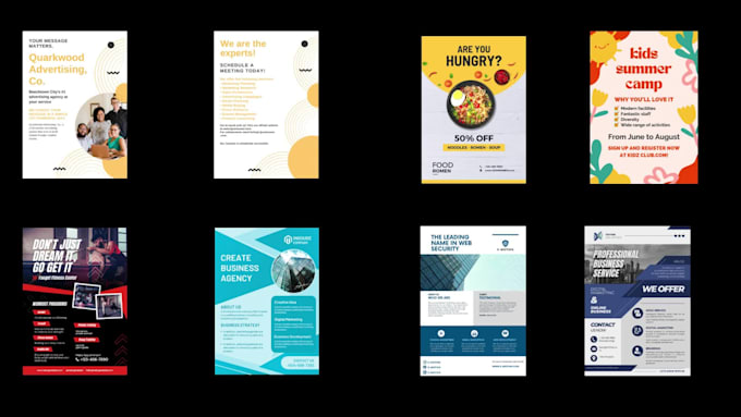 Design a one page full color flyer by Designlab804 | Fiverr