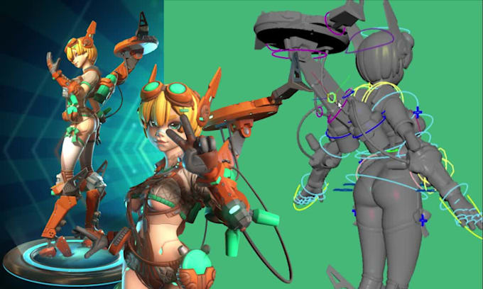 Rig for maya, unreal, unity, games, animation, mocap, etc by Alifevel | Fiverr