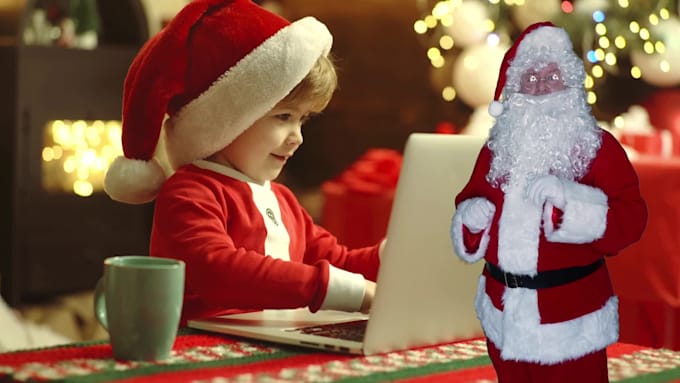 Record a santa video presenter for your christmas script by Timebandito ...
