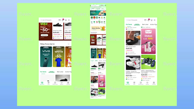 Create unique uiux design for mobile app, web and dashboard in figma by Hamza5436 | Fiverr