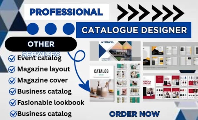 Design a stunning event catalog, business catalog and magazine layout ...