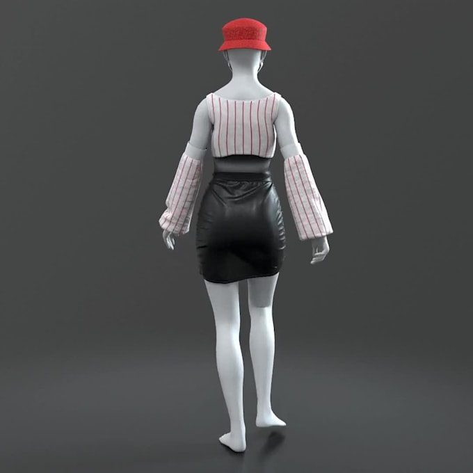 Create realistic clothing for 3d modelling, vr chart second life, 3d ...
