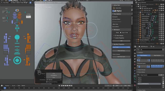 Rig3d in daz, blender,maya,3ds max, 3d character rigging, ue control rig, 3dnsfw by Pbumolla ...