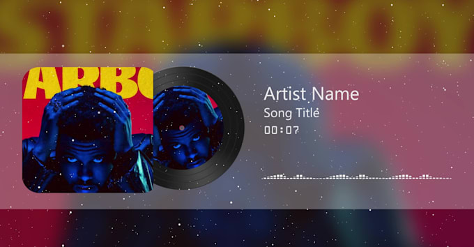 Create music visualizer for your song by Korewajack | Fiverr