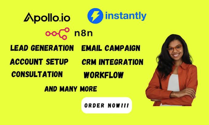 Build apollo ai, instantly and n8n automation workflows for sales and marketing by Jay_odeth ...