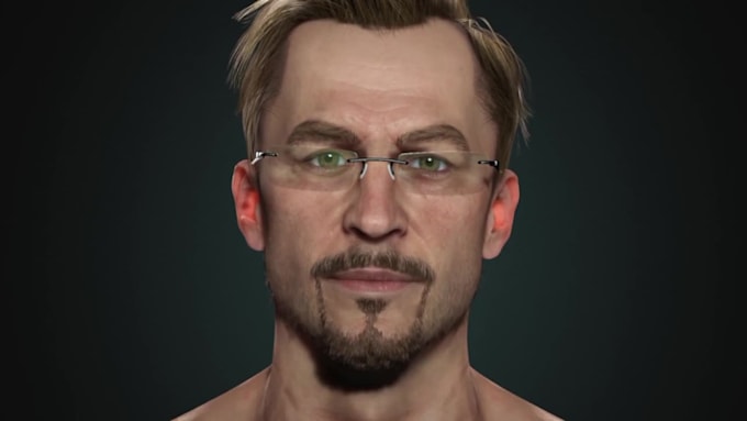 Create 3d realistic character with full body rig, facial lips sync and ...