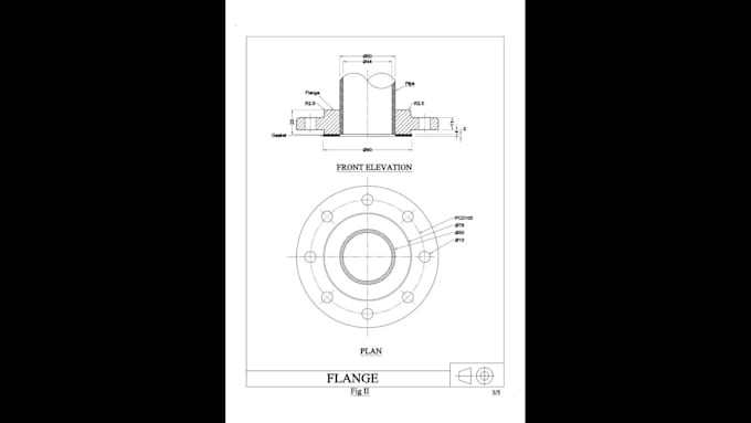 Do convert 2d technical drawing to 3d modeling using autocad by ...