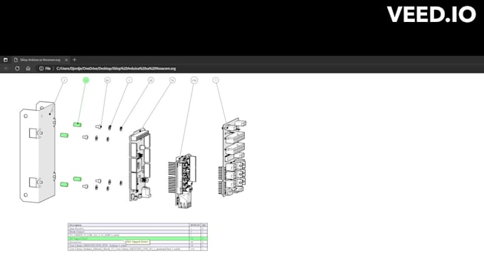 Make user manual exploded view image bom interactive by Djocii | Fiverr