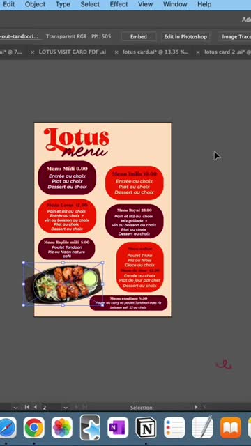 Make an excellent food menu designer by Sayadali408 | Fiverr