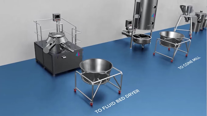 Create 3d industrial animation explainer video industrial manufacturing ...