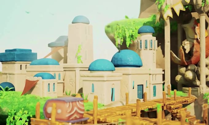 Do unity game environment low poly unity 3d game prototype level design ...