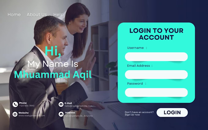 Design a professional login form for you by Resttelesu | Fiverr