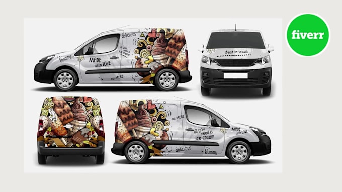 Design eye catching wrap for your car and vehicle by Adeelahmed593 | Fiverr