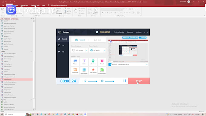 Create professionl ms access database by Smsami246 | Fiverr