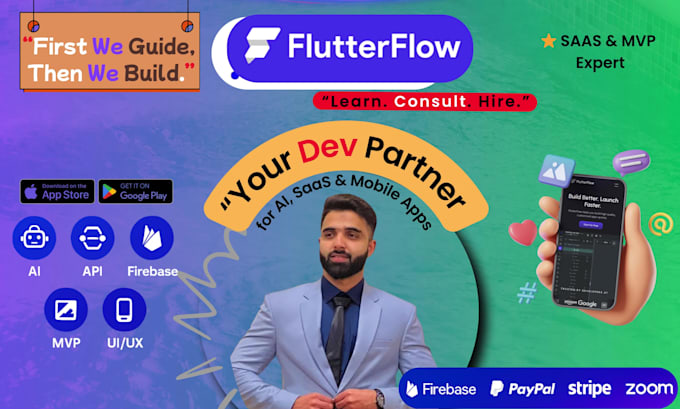 Develop your mobile app in flutterflow by Khizeraliii | Fiverr