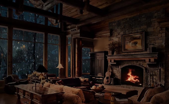 Create 10 cozy room raining video with natural sound by Mrloop99 | Fiverr