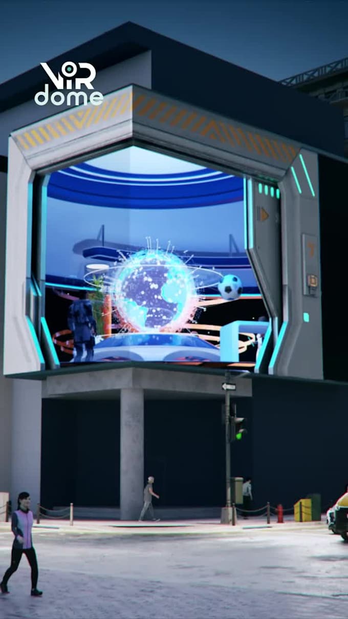 Do 3d anamorphic billboard animation, 3d anamorphic animation 3d cgi animation by Tommyjoy350 ...