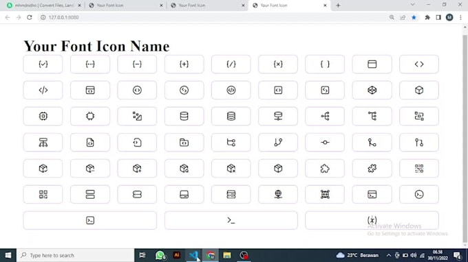 Make an awesome font from your own icon by Mhmdridho | Fiverr