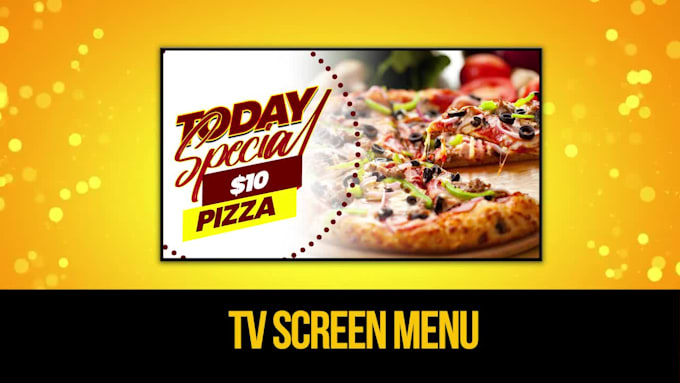 Design professional and modern print menus and tv menu price list by ...