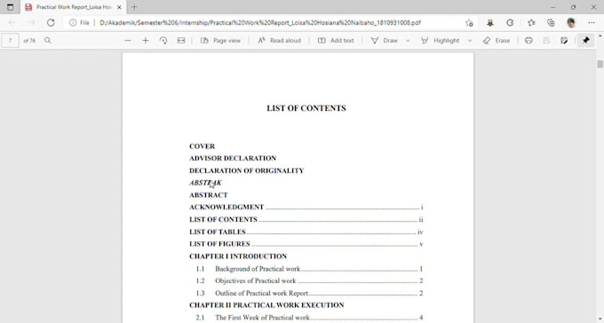 Create A Clickable Or Linkable Table Of Contents By Loisahosiana Fiverr