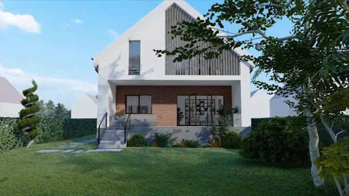 Do architectural 3d modeling rendering and video walkthrough by Alcatt | Fiverr