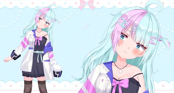 Design and rig live2d vtuber, 2d vtuber rigging, 2d vtuber model by ...