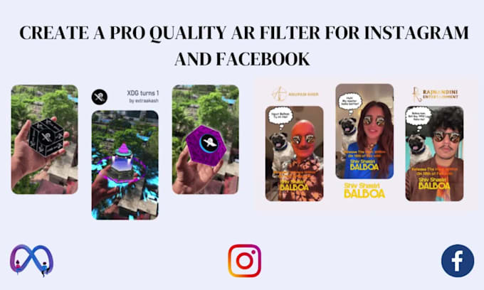 Create a pro quality ar instagram filter in spark ar by Badi_studio | Fiverr