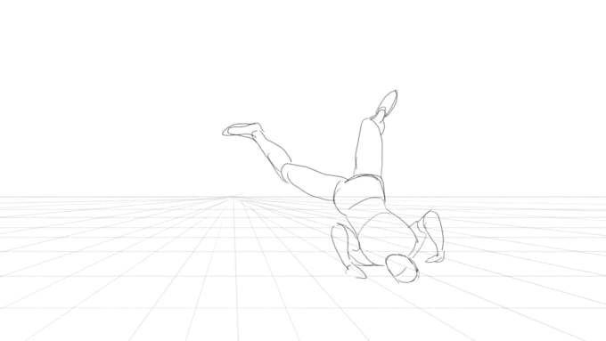 Create 2d line art animation frame by frame animation 2d hand drawn ...