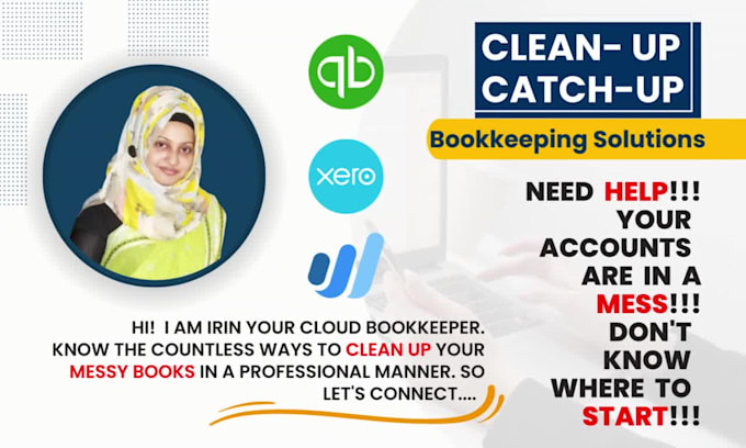 Do Quickbooks Setup Catch Up Clean Up Bookkeeping Xero Wave By Irincma